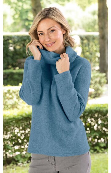 figurumspielende Yak-Mix-Pullover - 327395