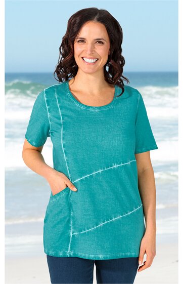 figurumspielende Baumwoll-Shirt - 287581 | DW-Shop